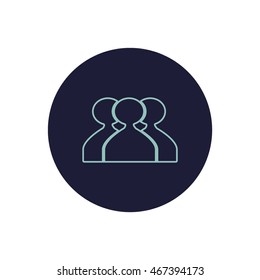 Abstract Circle People Icon Stock Vector (Royalty Free) 572898397 ...