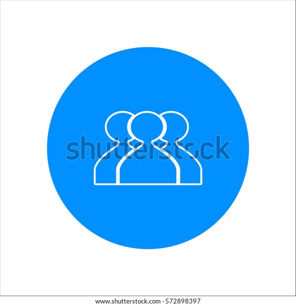 Abstract Circle People Icon Stock Vector (Royalty Free) 572898397 ...