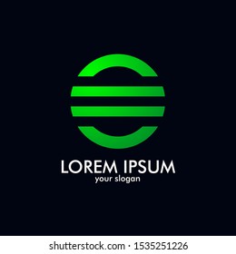 Abstract Circle Shape Professional Logo Icon Stock Vector (Royalty Free ...