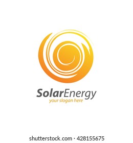 Abstract Circle Solar Energy Renewable Technology Stock Vector (Royalty ...