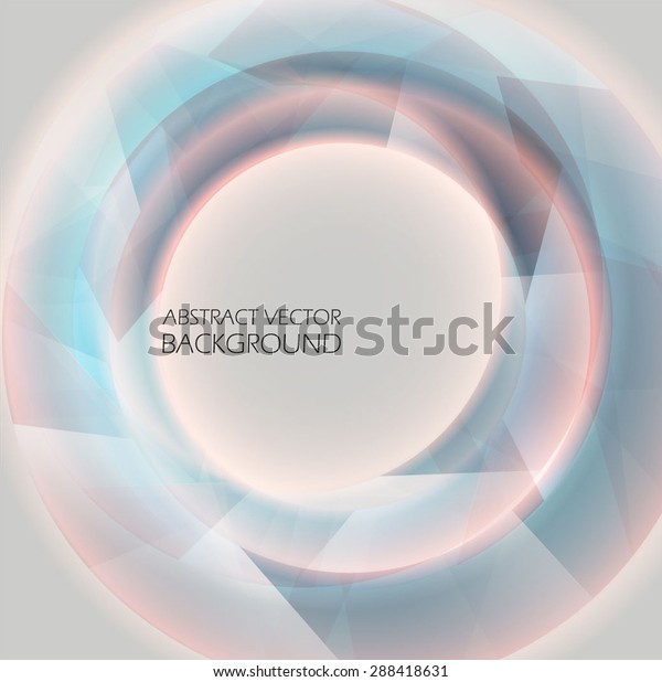 Abstract Circle Text Background Billboard Poster Stock Vector (Royalty ...