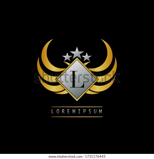 Abstract Classic Letter L Logo Icon Stock Vector (Royalty Free ...