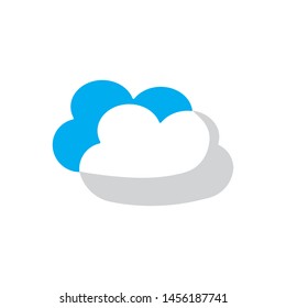 Abstract Cloud Icon Logo Design Stock Vector (Royalty Free) 1456187741 ...