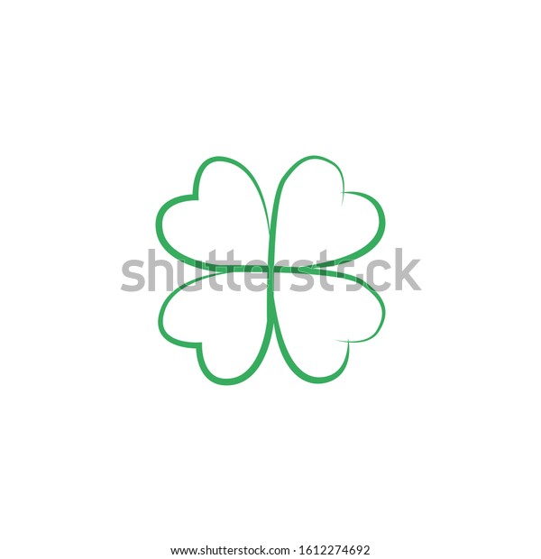 Abstract Clover Line Logo Design Vector Stock Vector (Royalty Free ...