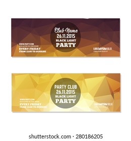 Abstract Club Flyer Template Abstract Background Stock Vector (Royalty ...