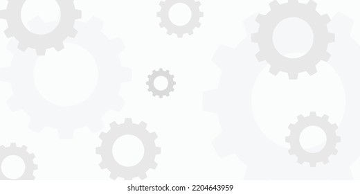 Abstract Cog Shape On White Background Stock Vector (Royalty Free ...