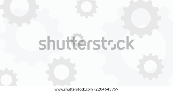 Abstract Cog Shape On White Background Stock Vector (Royalty Free ...