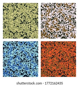 Abstract Color Military Background Vector Stock Vector (Royalty Free ...