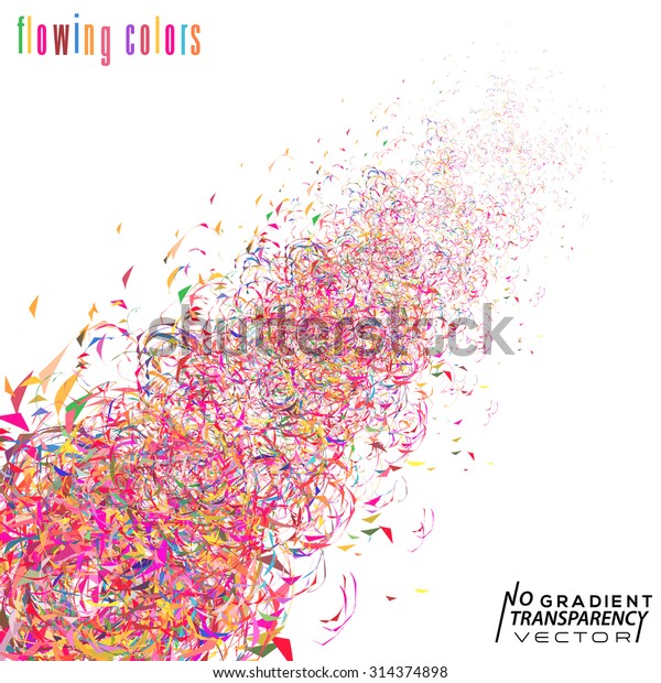 Abstract Color Spray Background Banner Design Stock Vector (Royalty ...