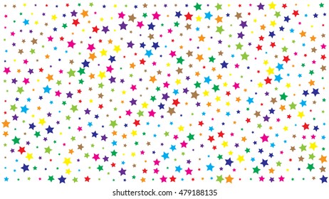 Abstract Color Star Background Pattern Stock Vector (Royalty Free ...