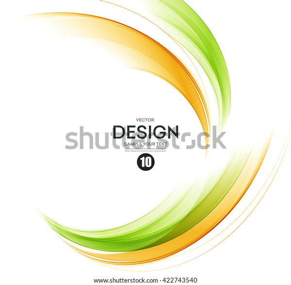 Abstract Color Wave Design Element Orange Stock Vector (Royalty Free ... Abstract Color Wave Design Element Orange Stock Vector (Royalty Free ...
