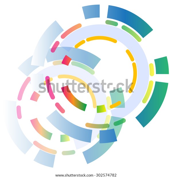 Abstract Color Wheel Background Design Vector Stock Vector (Royalty ...