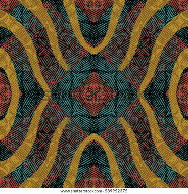 Abstract Color Xylography Background Protective Layer Stock Vector ...