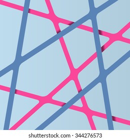 Abstract Colorful Background Lines Overlapping Art Stock Vector ...