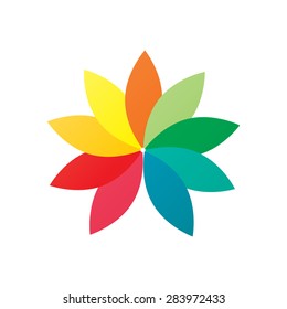 Abstract Colorful Background Logo Design Vector Stock Vector (Royalty ...