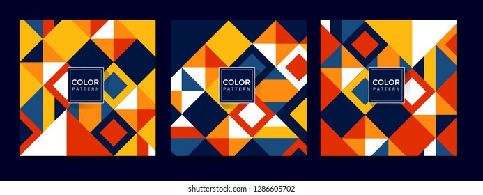 Abstract Colorful Background Template Stock Vector (Royalty Free ...