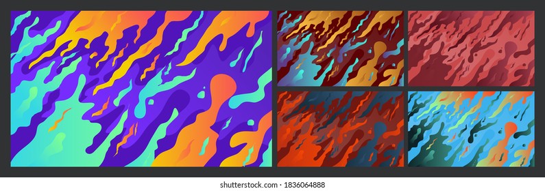 Abstract Colorful Blaze Background Various Modern Stock Vector (Royalty ...
