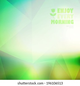 Abstract Colorful Geometric Blur Background Vector Stock Vector ...