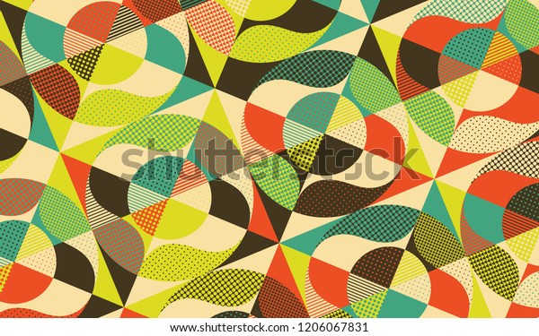 Abstract Colorful Geometric Design Vector Illustration Stock Vector ...
