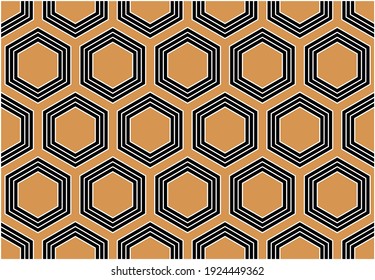 Vektor Stok 3d Turtle Shell Abstract Geometric Seamless (Tanpa Royalti ...