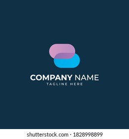 Abstract Colorful Logo Background Stock Vector (Royalty Free) 1828998899