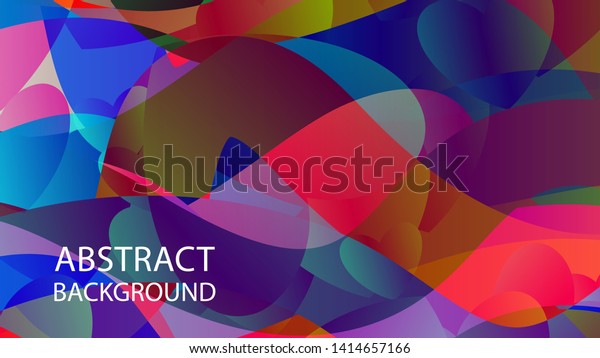 Abstract Colorful Love Wave Background Vector Stock Vector (Royalty ...