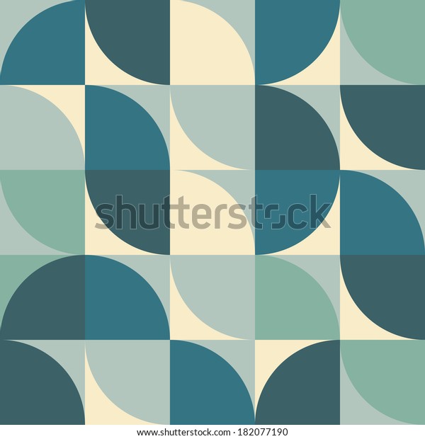 Abstract Colorful Repeatable Geometric Shapes Pattern: vetor stock ...