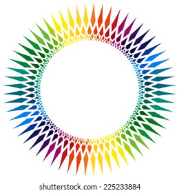 Abstract Colorful Round Design Element Stock Vector (Royalty Free ...