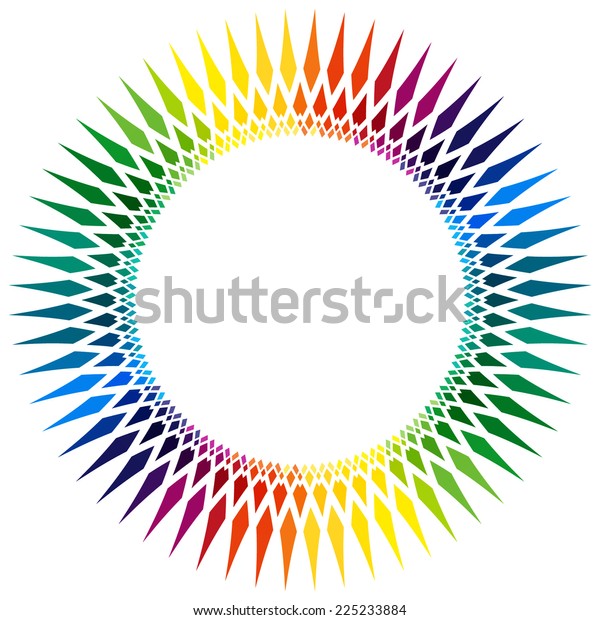 Abstract Colorful Round Design Element Stock Vector (Royalty Free ...