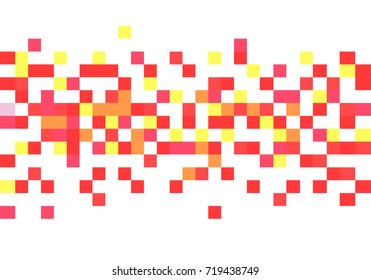 Pixel Art Explosion Abstract Bomb Mosaic Stock Vector (Royalty Free ...