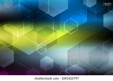 Abstract Colorful Technology Backgroundvector Illustration Stock Vector ...