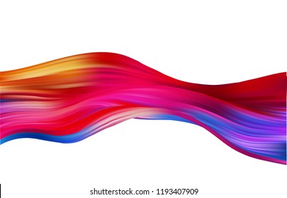 Abstract Colorful Vector Background Color Flow Stock Vector (Royalty ...