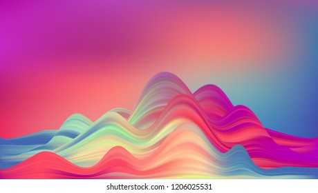 Abstract Colorful Vector Background Color Flow Stock Vector (Royalty ...