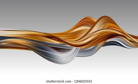 Abstract Colorful Vector Background Color Flow Stock Vector (Royalty ...