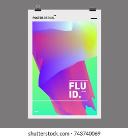 Abstract Colorful Wave Background Dynamic Flux Stock Vector (Royalty ...