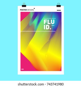 Abstract Colorful Wave Background Dynamic Flux Stock Vector (Royalty ...