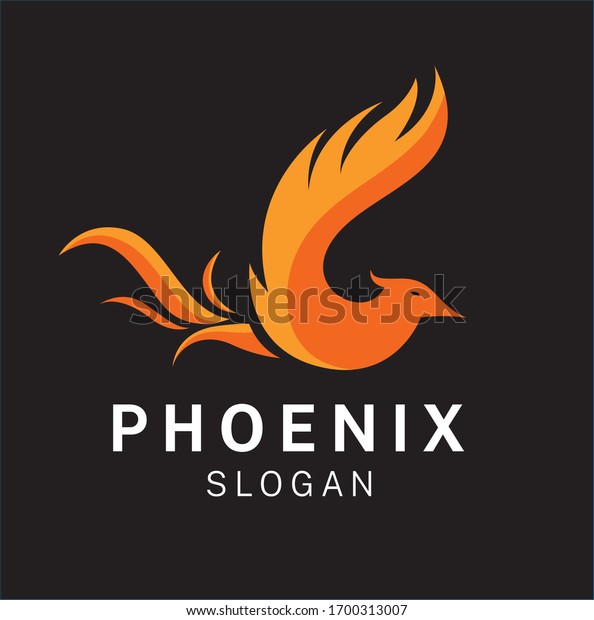 Abstract Colourfull Phonix Logo Design Template Stock Vector (Royalty ...
