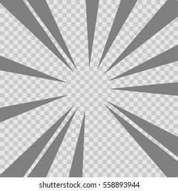 Abstract Comic Book Flash Explosion Radial Stock Vector (Royalty Free ...