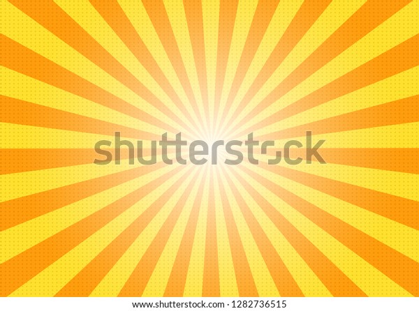 Abstract Comic Cartoon Sunlight Summer Background Stock Vector (Royalty ...