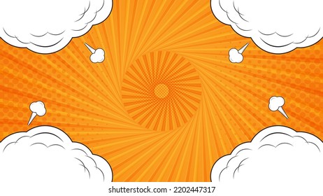 Abstract Comic Style Background Design Stock Vector (Royalty Free ...