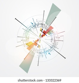 Abstract Concept Nano Arrow Computer Technology Stock Vector (Royalty ...
