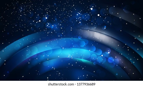 Abstract Cool Blue Lights Background Vector Stock Vector (Royalty Free ...