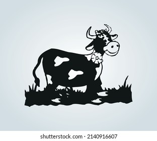 Abstract Cow Shading Techniques Illustration Stock Vector (Royalty Free ...