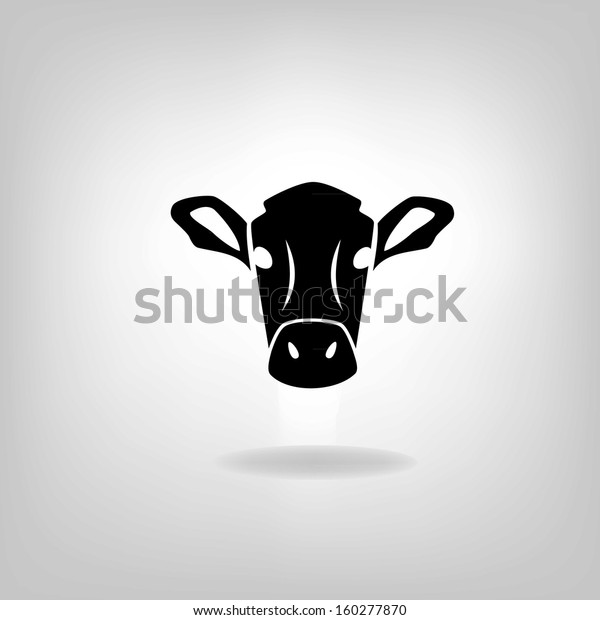 Abstract Cows Head Logo Design Company Stock Vector (Royalty Free ...
