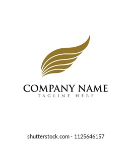 Abstract Creative Wings Logo Design Template Stock Vector (Royalty Free ...
