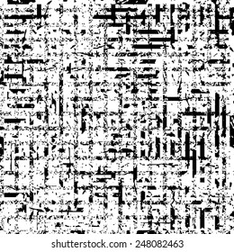 Abstract Cross Stripes Grunge Texturevector Illustration Stock Vector ...