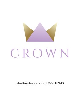 Abstract Crown Logo Vector Illustration Crown Stock Vector (Royalty ...