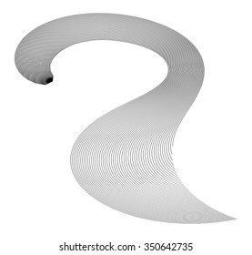 Abstract Curling Element Design Project Vector Stock Vector (Royalty ...