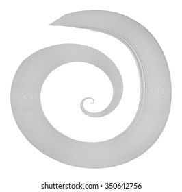 Abstract Curling Element Design Project Vector Stock Vector (Royalty ...