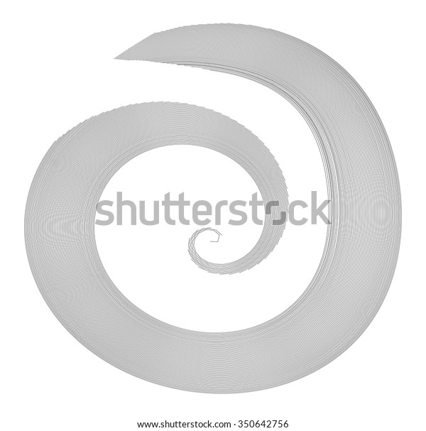 Abstract Curling Element Design Project Vector Stock Vector (Royalty ...